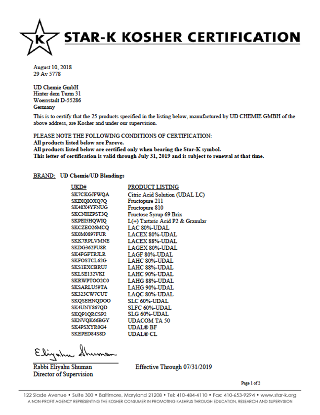 ISO zertifiziertes Unternehmen- UD Chemie GmbH