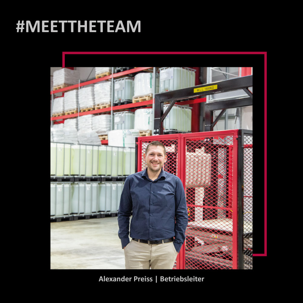 3 Fragen an: Alexander Preiss (Betriebsleiter) - UD CHEMIE GmbH